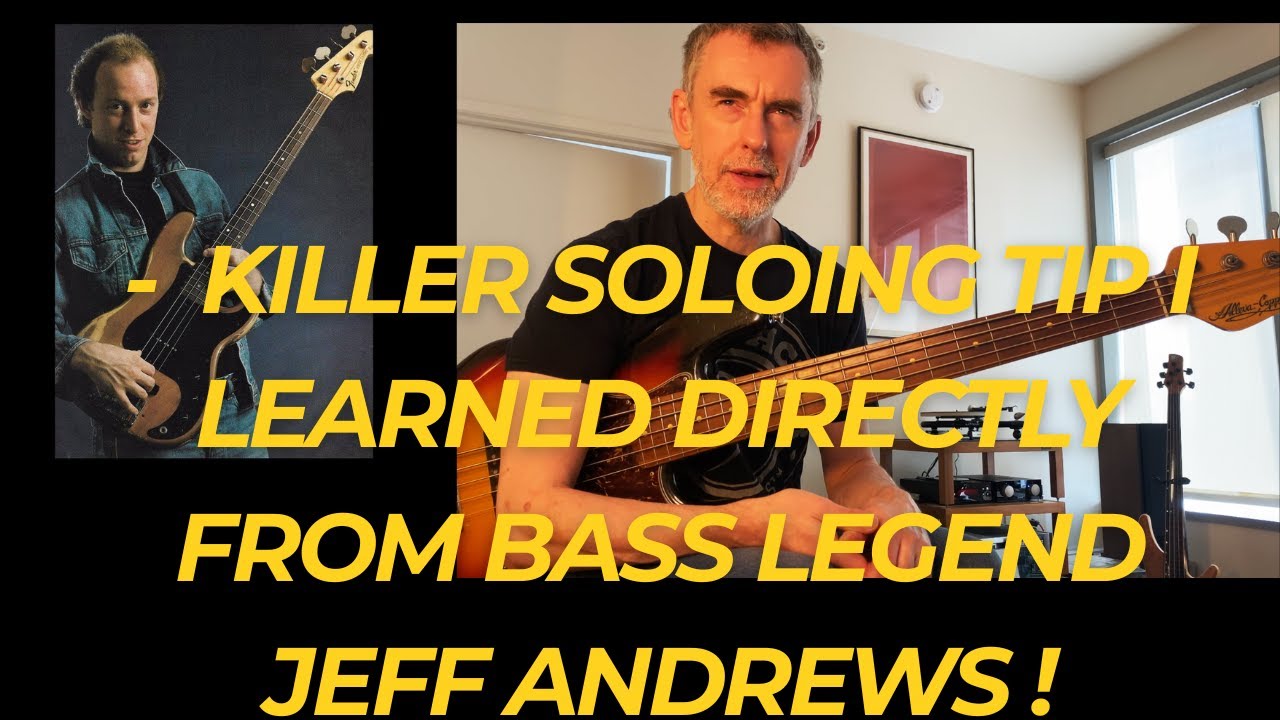 Killer Soloing Tip I learned from my Lesson with jazz bass legend Jeff ...