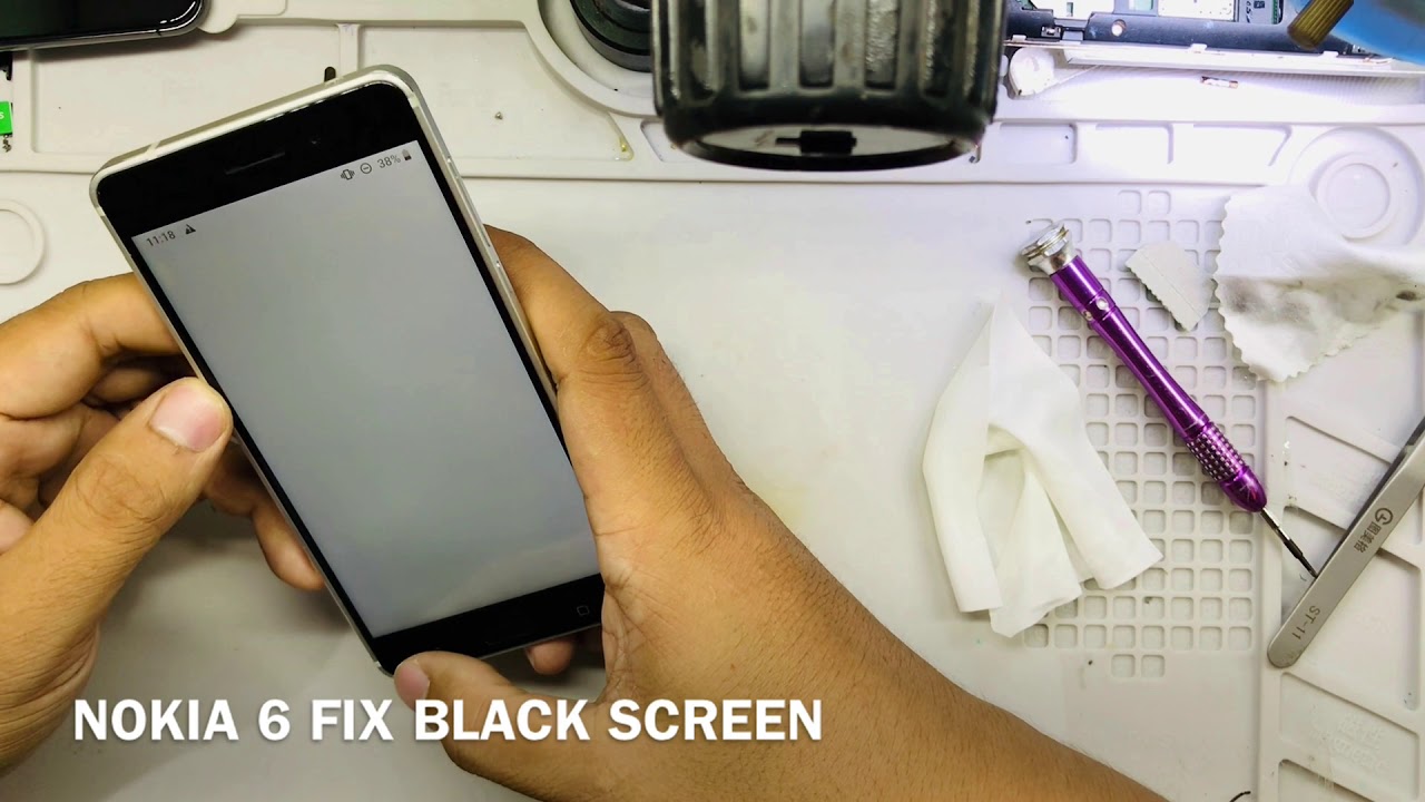 Nokia 6 fix Blank Screen Solution 100% - YouTube