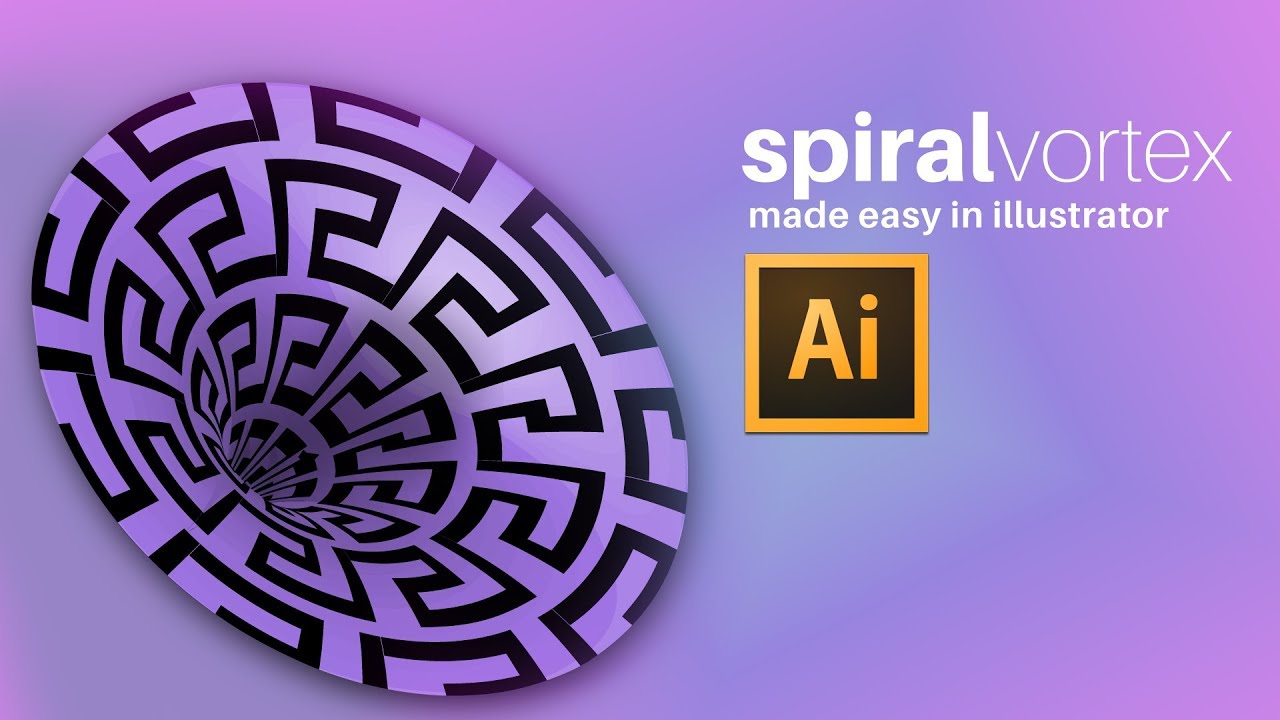 Create A Complex Vortex In Illustrator (EASIER THAN YOU THINK!) - YouTube