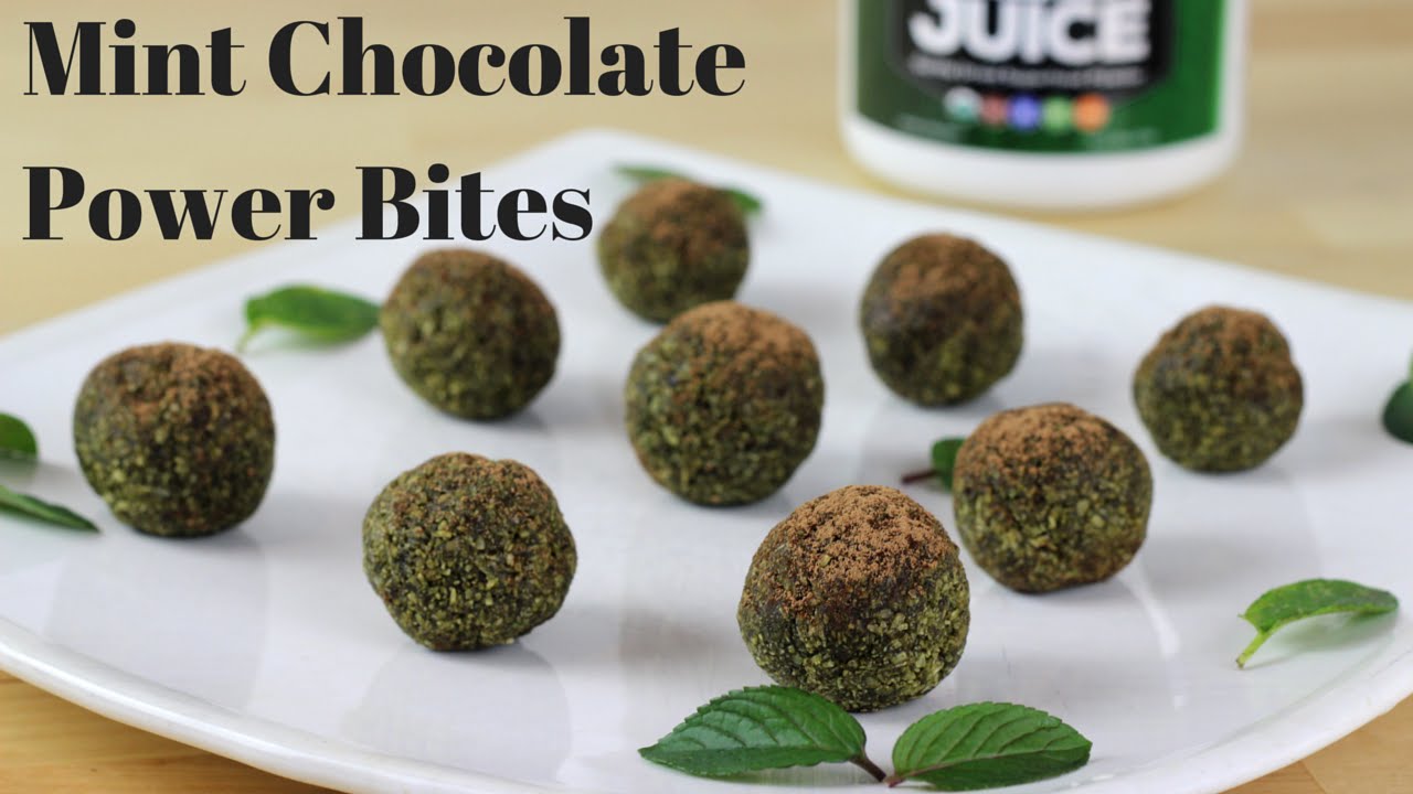 Mint Chocolate Power Bites {recipe} - YouTube
