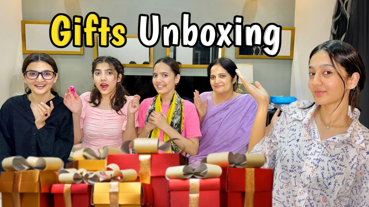 Sab ke liye special gifts liye from gilgit | Gift unboxing | Rabia ...