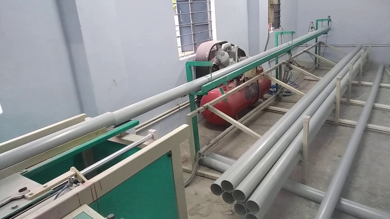 pvc pipe auto cutting machine - YouTube