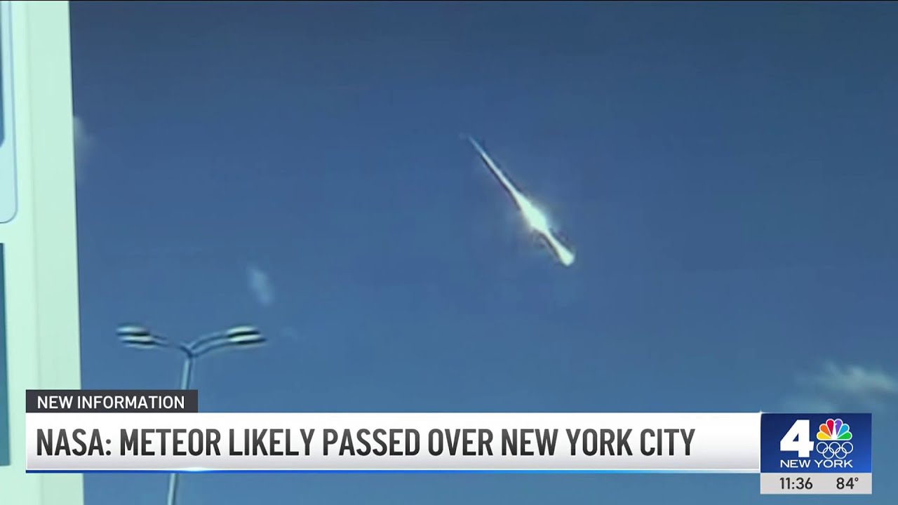Meteor passed over New York City: NASA | NBC New York - YouTube