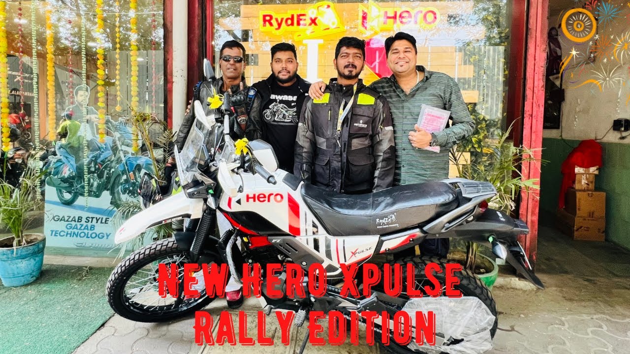 Taking Delivery of Hero Xpulse Rally Edition | Bike Features and Riding ...