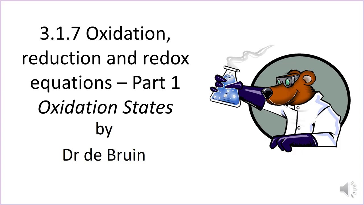 Oxidation states - YouTube
