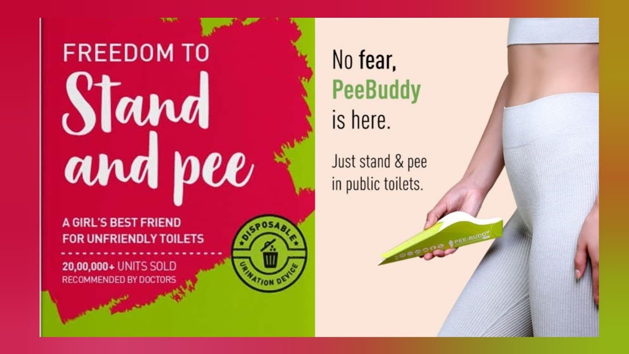 NOW GIRLS CAN ALSO STAND AND PEE ️A life saver for women 🙌 #peebuddy # ...