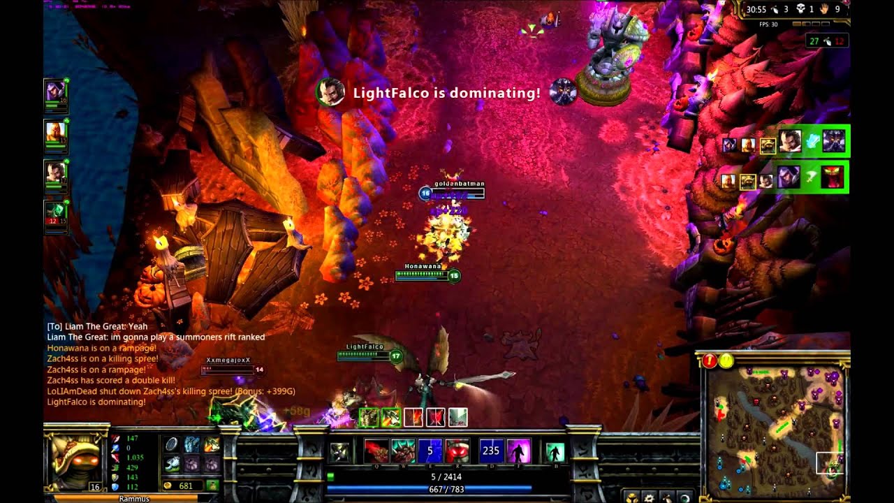 LoL - League of Legends - Spawn Kill + Luck - YouTube