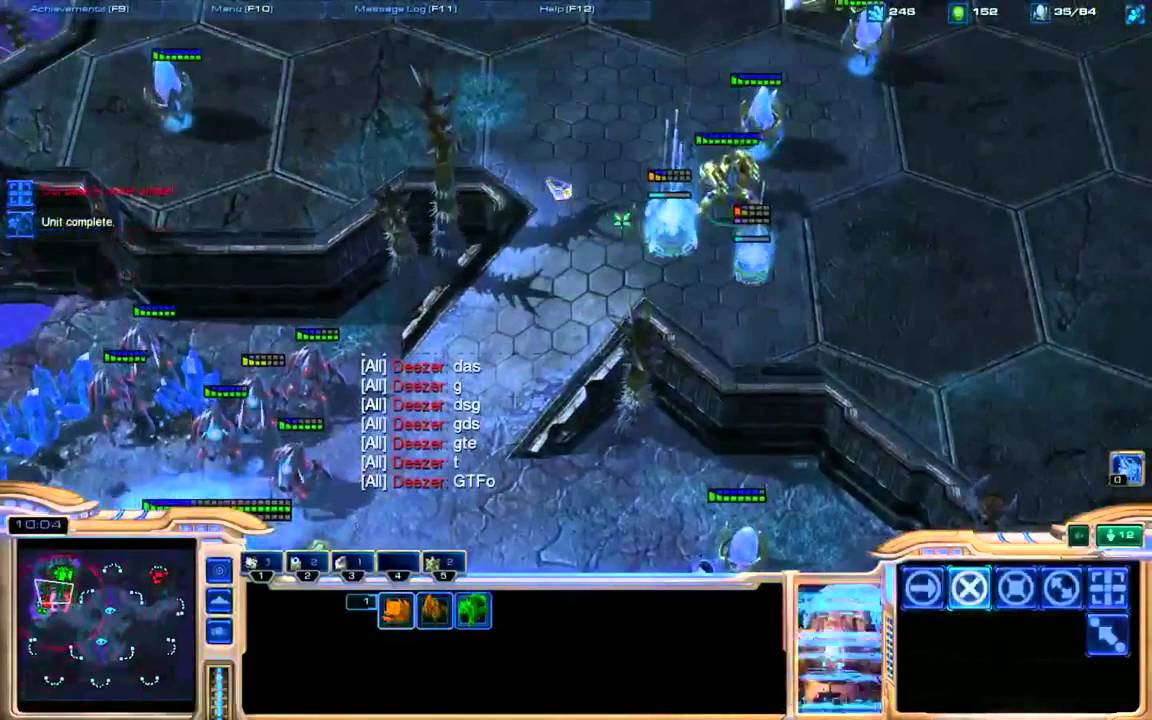 ROOTMinigun (P) vs. Deezer (P) [Game 4] - Starcraft 2 Ladder - YouTube