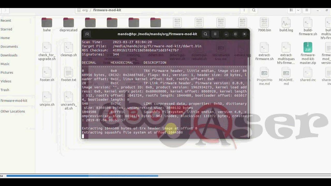 firmware-mod-kit dd-wrt - YouTube