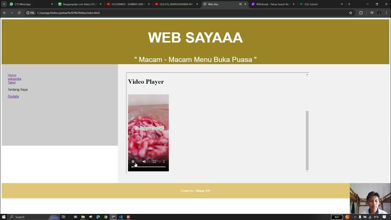 UTS Pemrograman WEB - YouTube