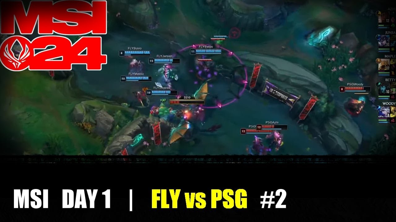FLY vs PSG G2| DAY 1 | MSI 2024 LOL復盤 #lol #全華班 #psg #pcs - YouTube