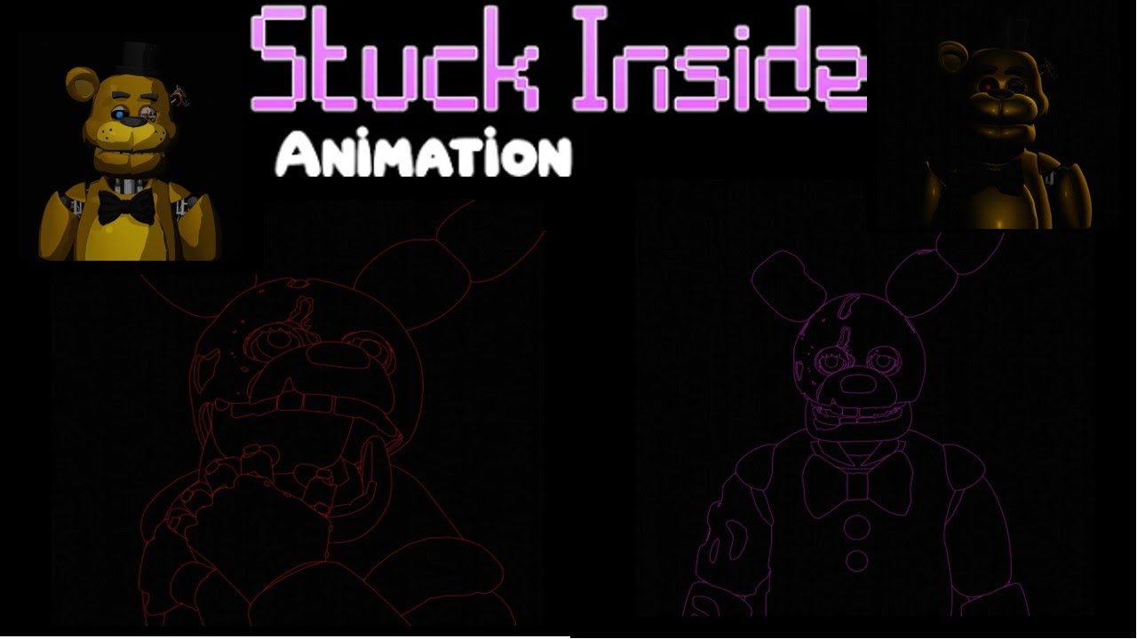 BLENDER FNAF STUCK INSIDE ANIMATION Full Video OLD VERSION@BlackGryph0n ...