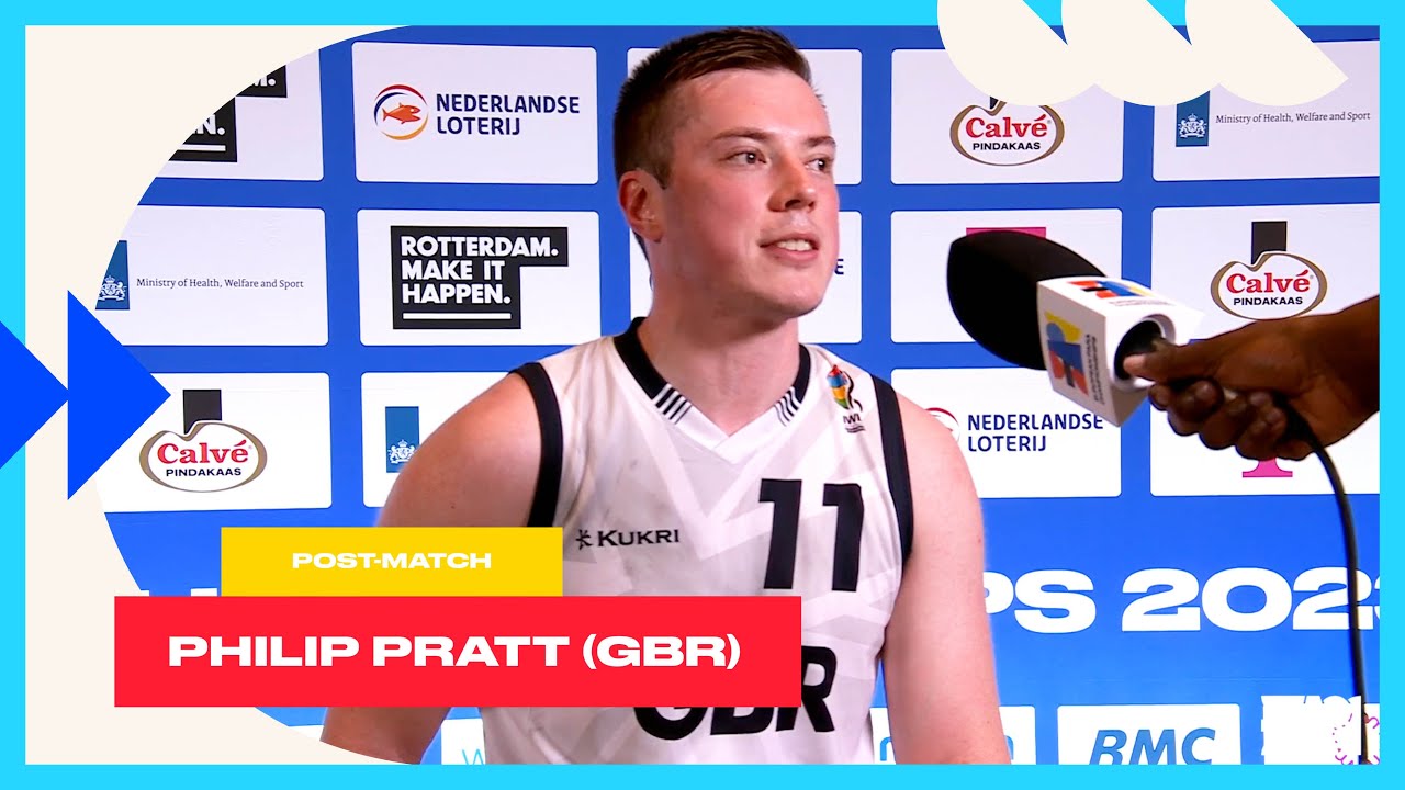 Post-match Philip Pratt | Wheelchair Basketball | European Para ...