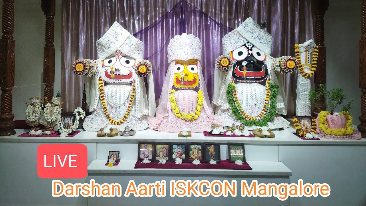 Today Darshan Aarti ISKCON Mangalore Jagannath Mandir - YouTube
