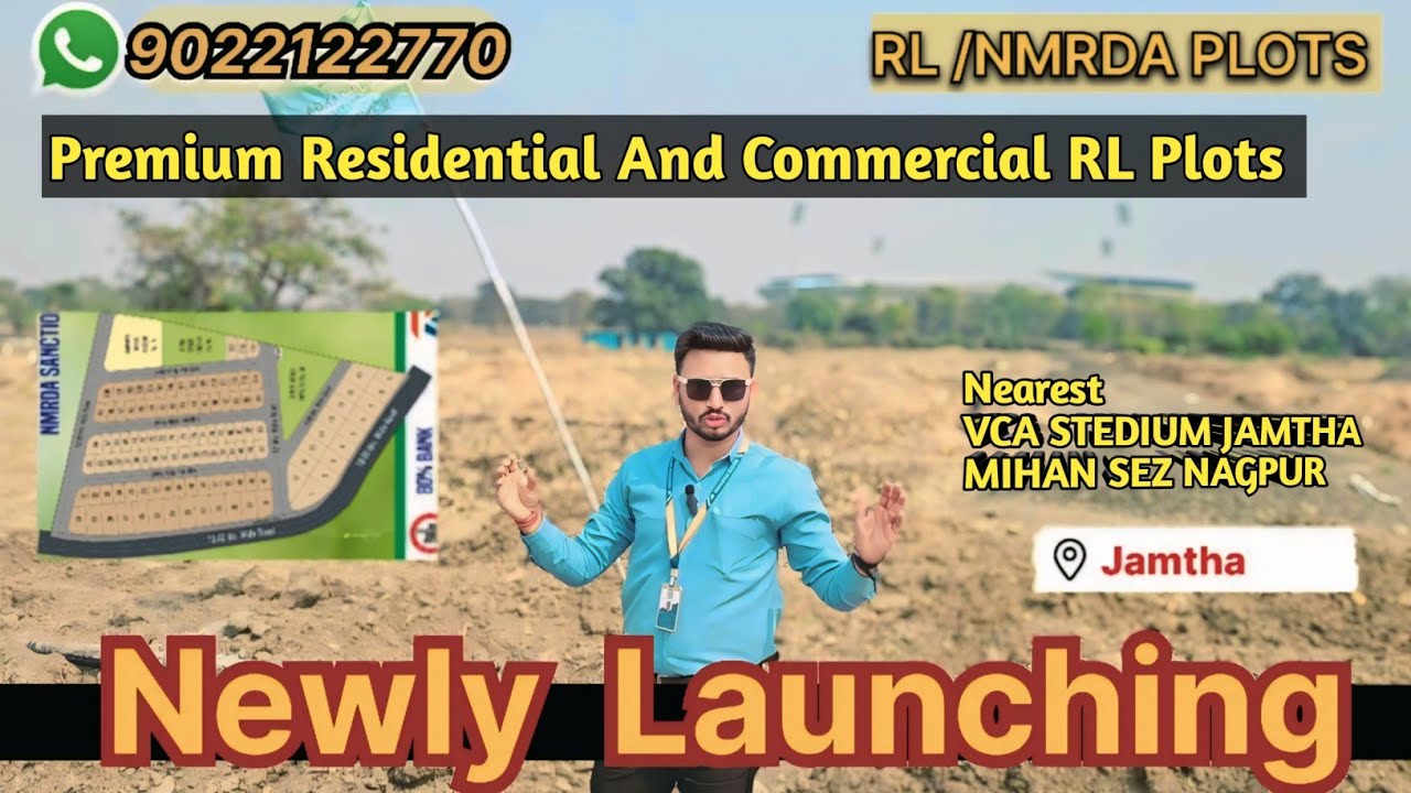 Plots in Nagpur On Wardha Road Near VCA Stadium Jamtha |New Launching ...