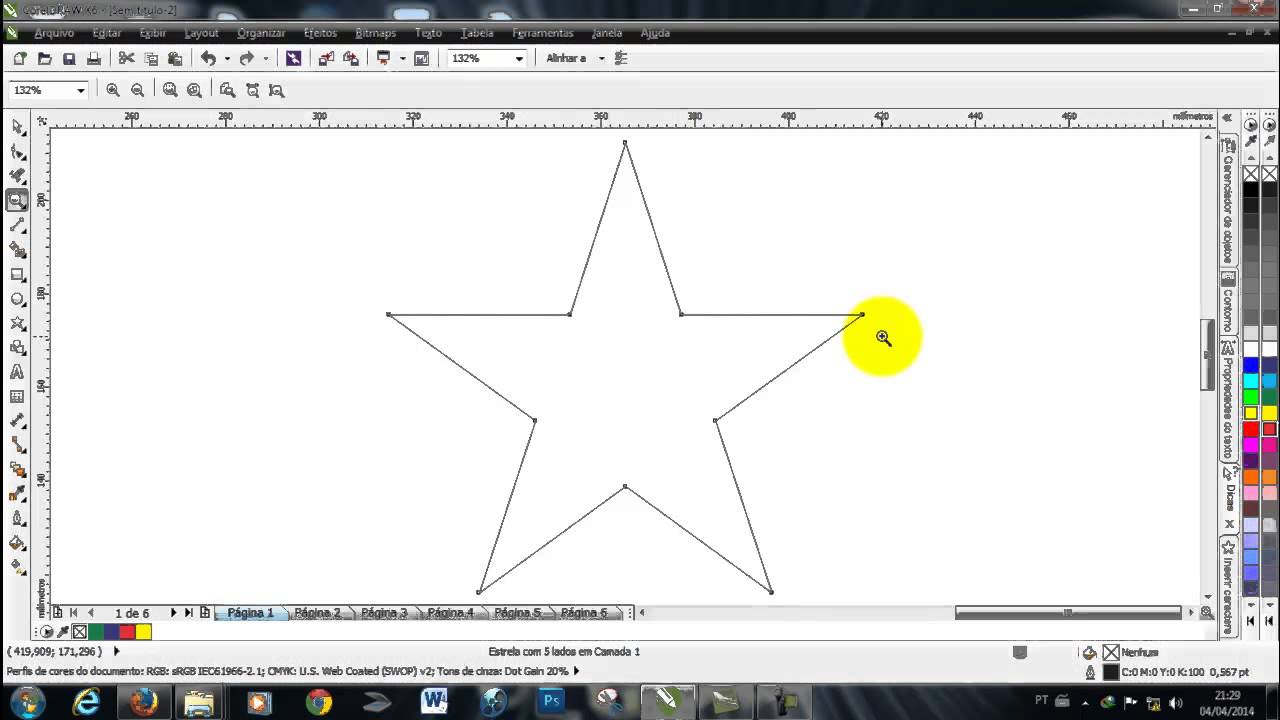 Curso de CorelDRAW X6, aula 6, Ferramenta zoom - YouTube