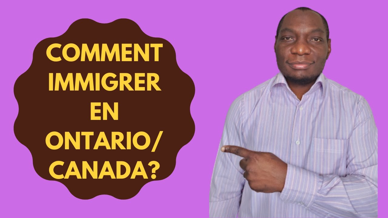 Immigrer En Ontario , Comment faire une demande d’immigration au Canada ...