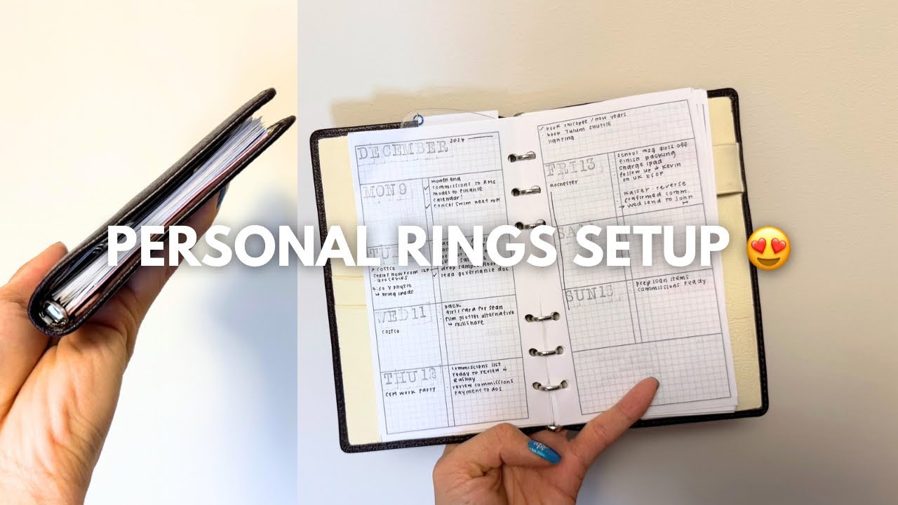 You need to try this compact planner… - YouTube