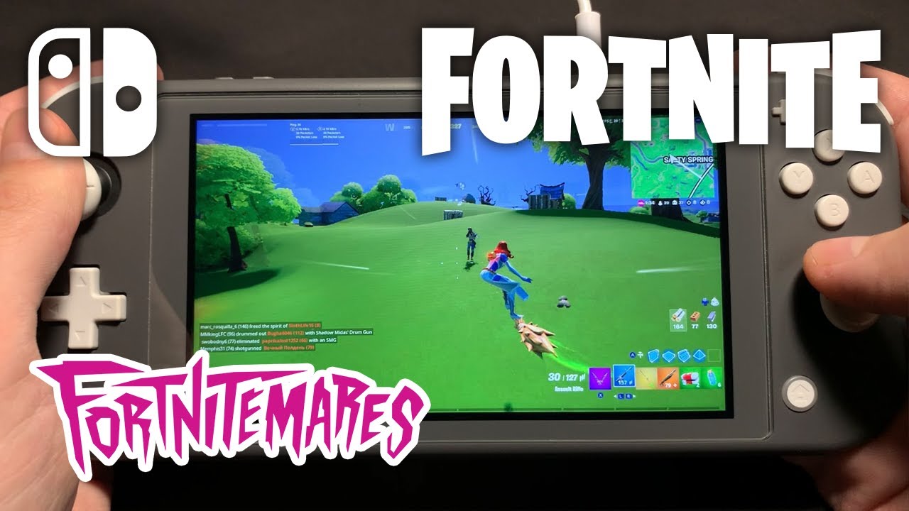 Fortnite on Nintendo Switch Lite #155 - YouTube