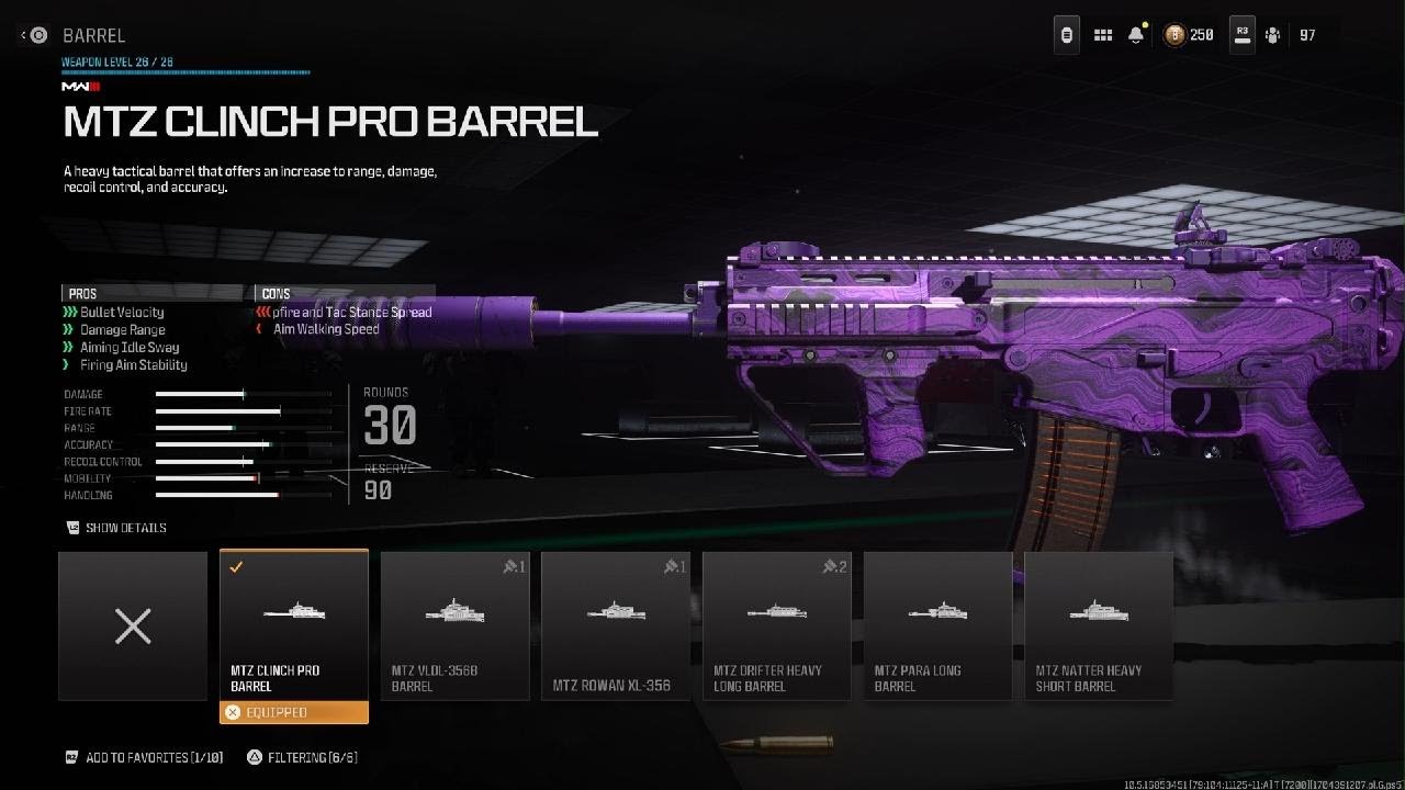 Call of Duty Modern Warfare III Mtz 556 Class Setup - YouTube