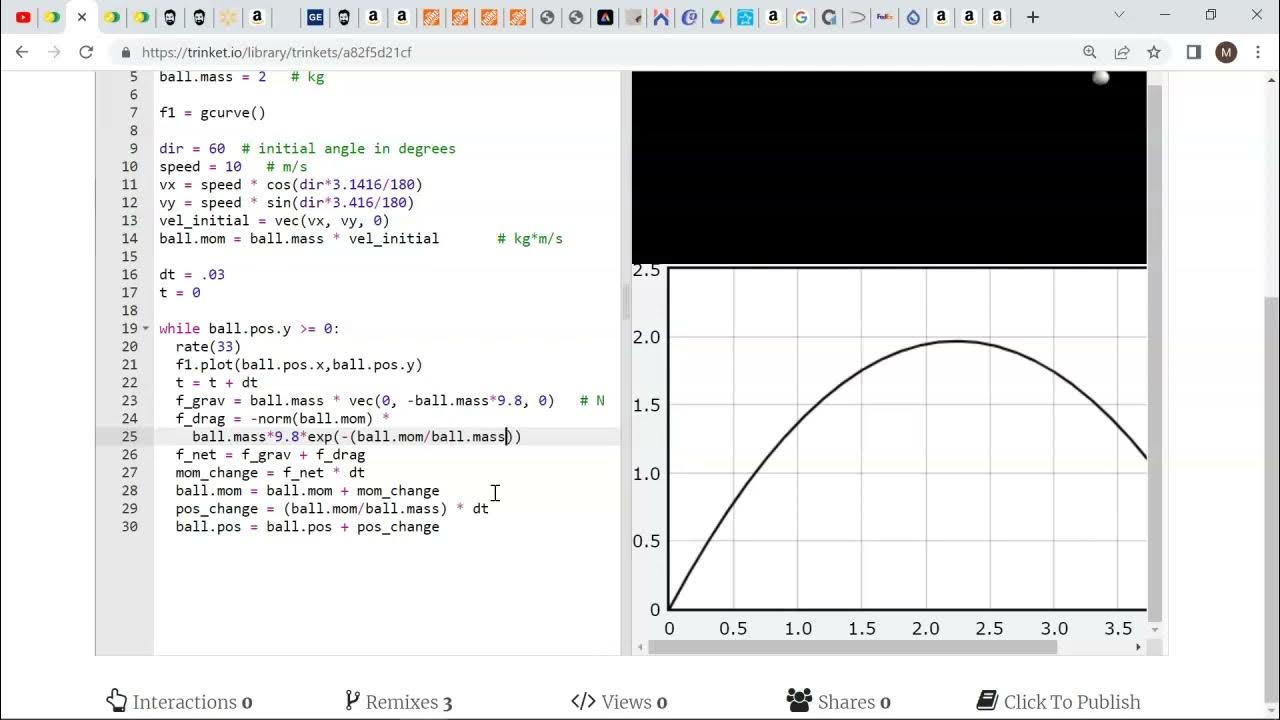 VPython Intro 10 - YouTube