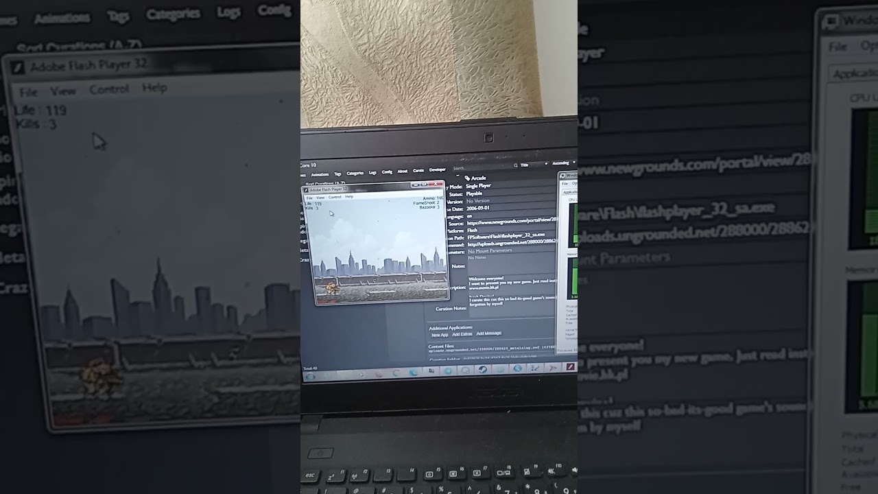 my metal slug flash game playthrough - YouTube