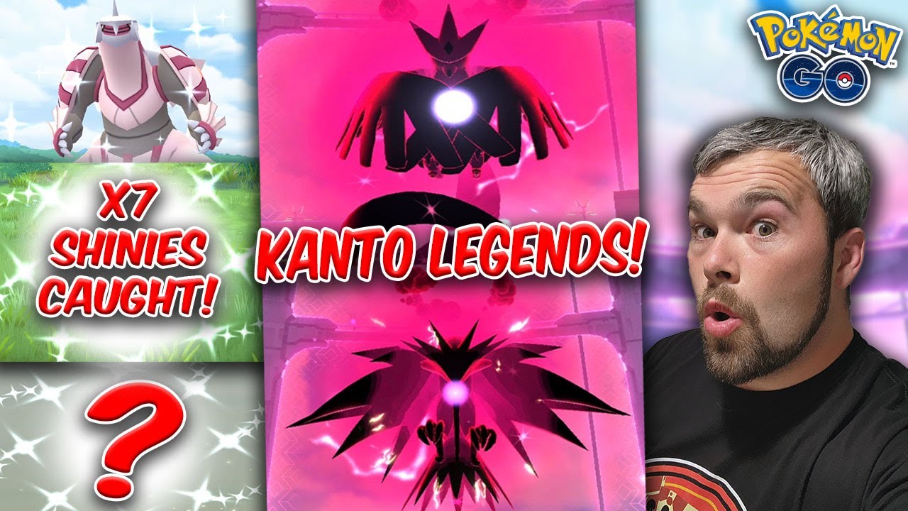 Kanto Legends Special Research Almost Completed! Tons Of Shinies Caught ...
