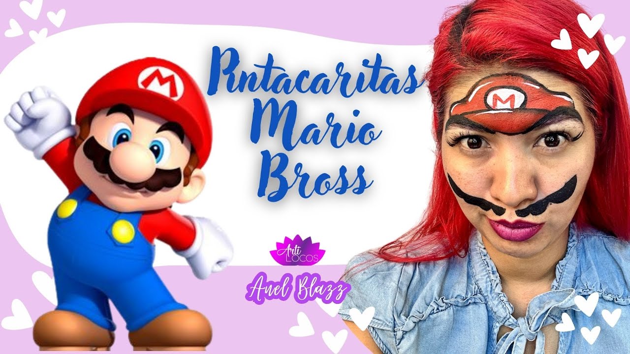 Tutorial Mario Bross Pintacaritas - Face Paint - Artilocos - YouTube