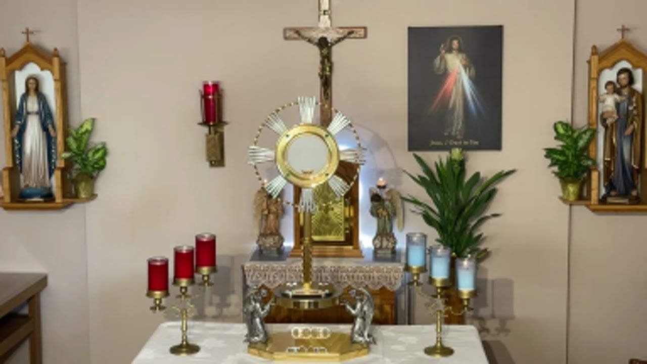 LIVE Eucharistic Adoration - Sisters of Divine Mercy - YouTube