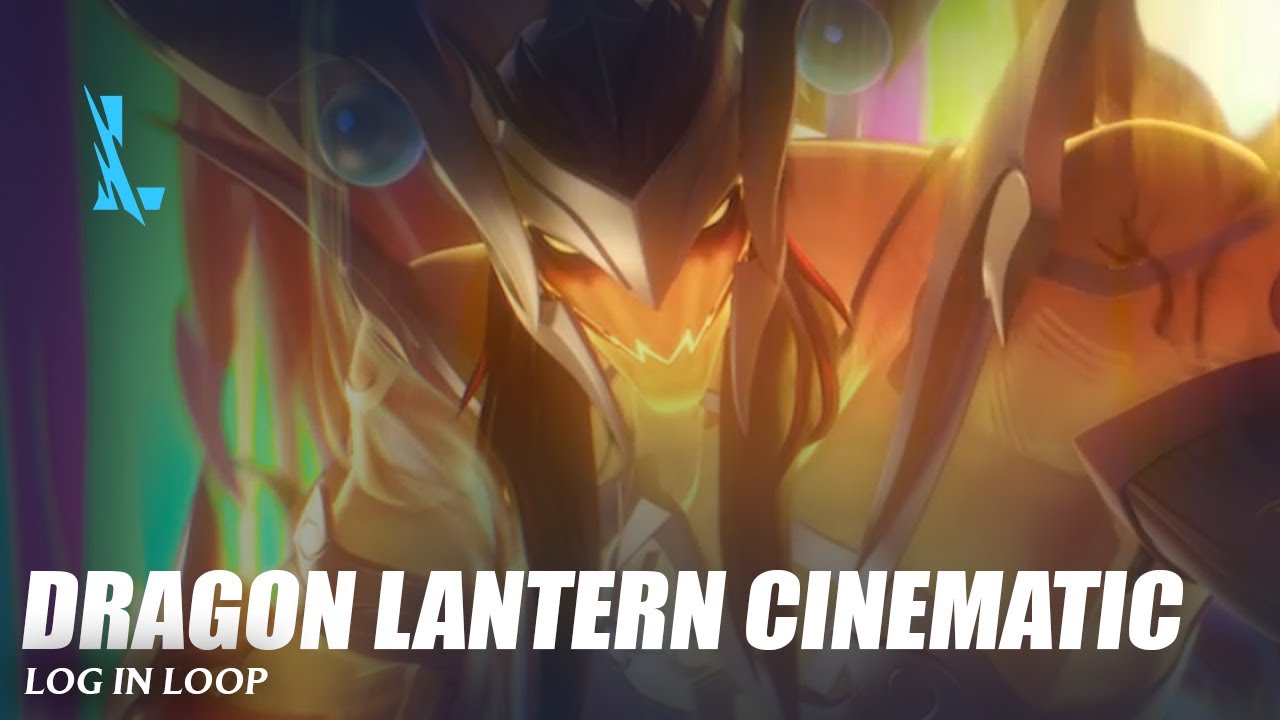 Dragon Lantern Cinematic Log In Loop - Wild Rift - YouTube