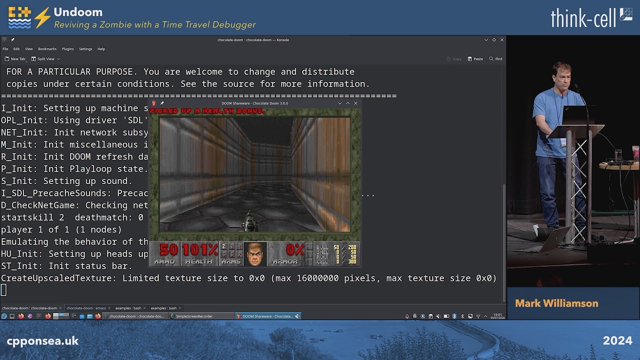 Lightning Talk: Undoom - Reviving a Zombie With a Time Travel Debugger- Mark Williamson - C++ on ...