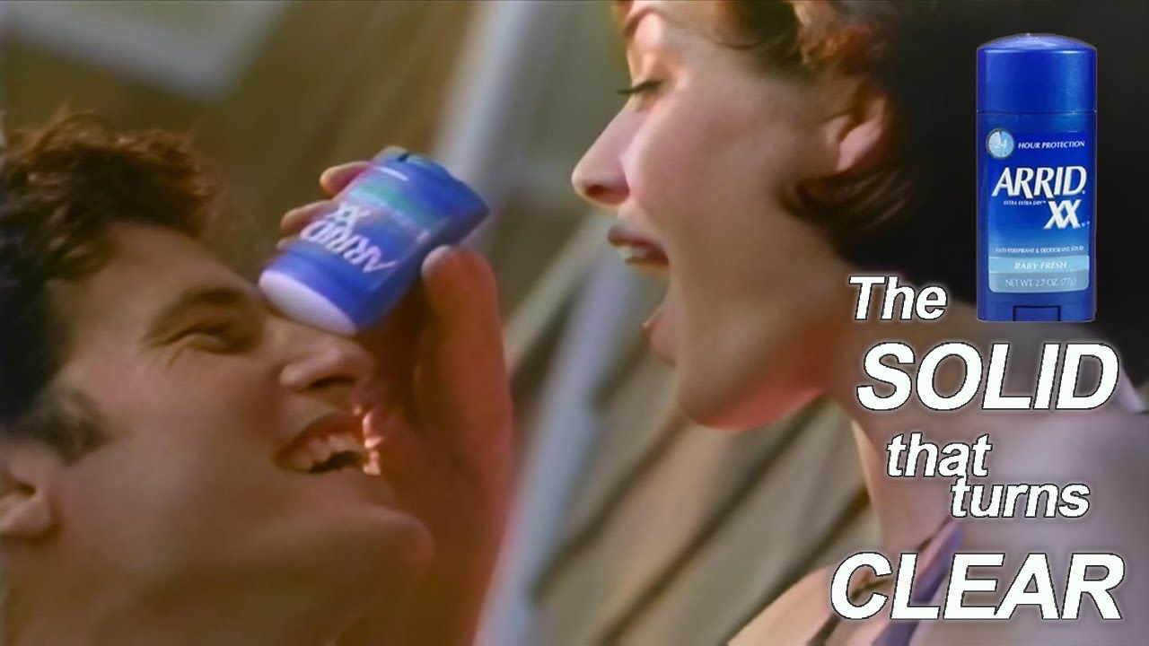 1997 Arrid XX Ultra Clear Antiperspirant Commercial - YouTube