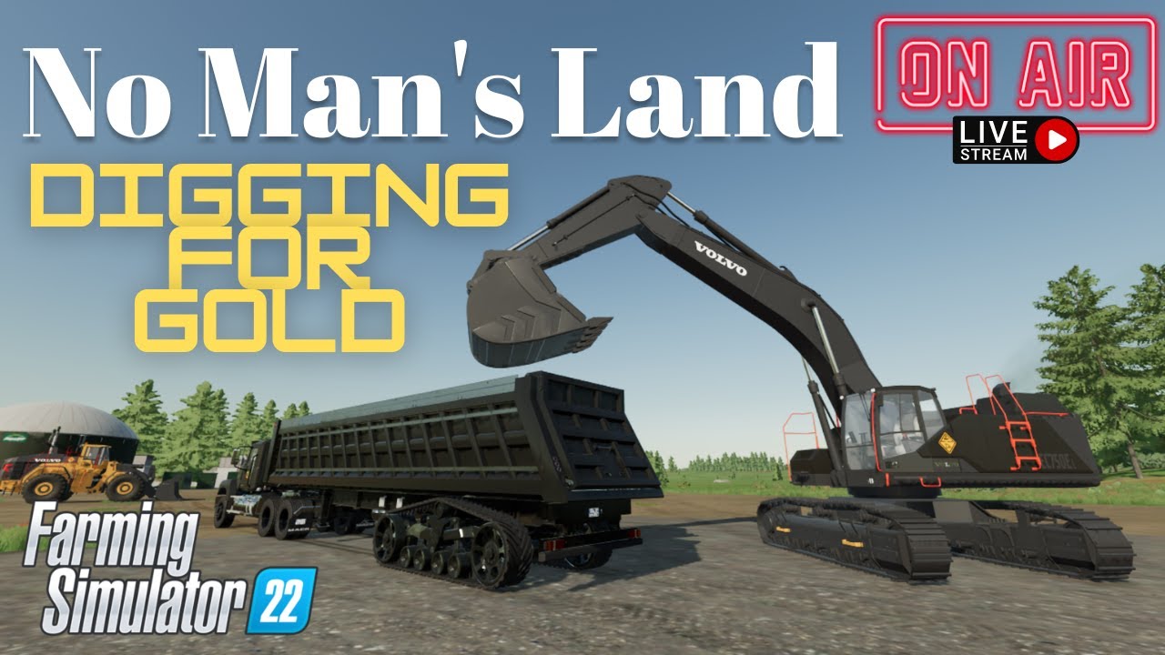 No Man's Land Digging for GOLD! Testing the New GOLD production ...
