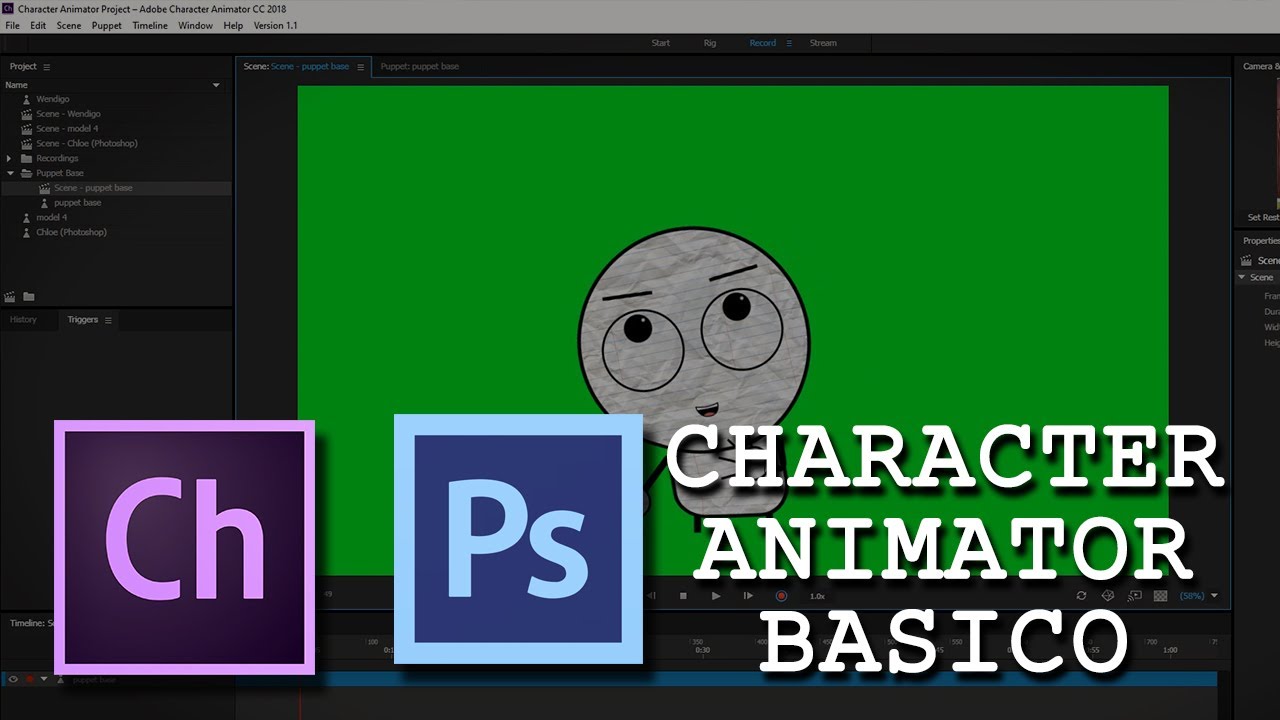 Tutorial - Character Animator Básico - YouTube