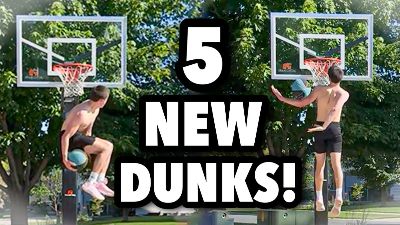 5 NEW Dunks on 9ft Rim!! My BEST Low Rim Session Ever! - YouTube