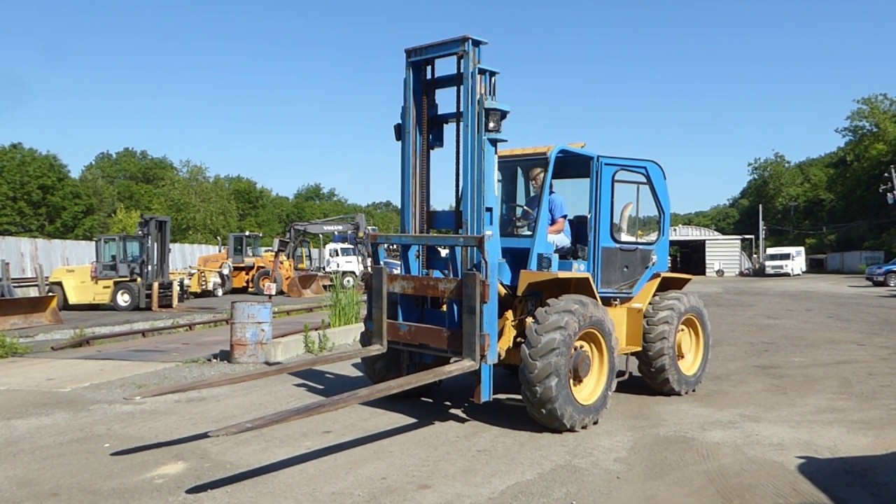 2011 Omega Lift 4418T-8MS Diesel Forklift - TRO 0622201 - YouTube
