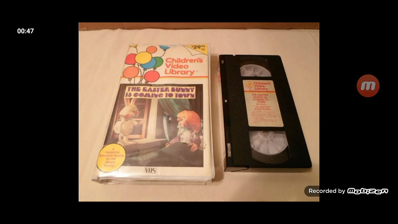 Opening & Closing to The Easter Bunny is Comin' to Town 1984 VHS [True ...