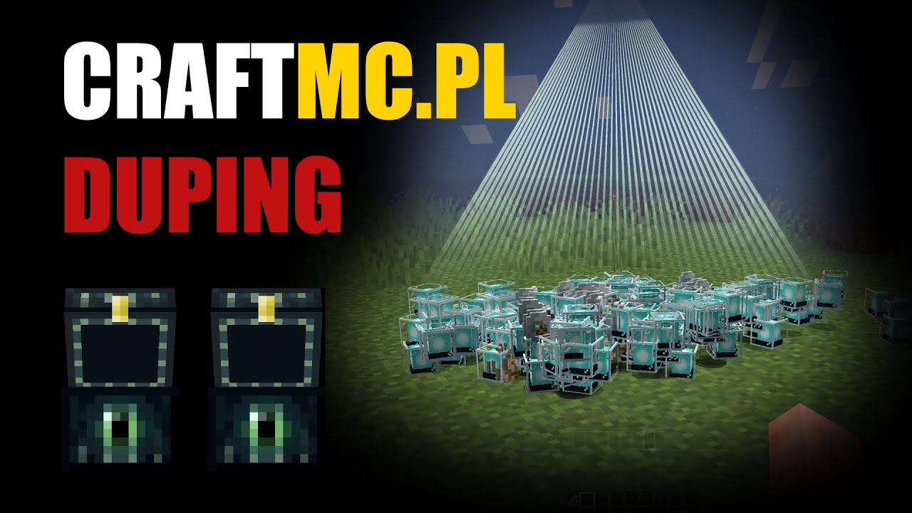 DUPING ON THE MOST P2W MINECRAFT SERVER - CRAFTMC.PL - YouTube
