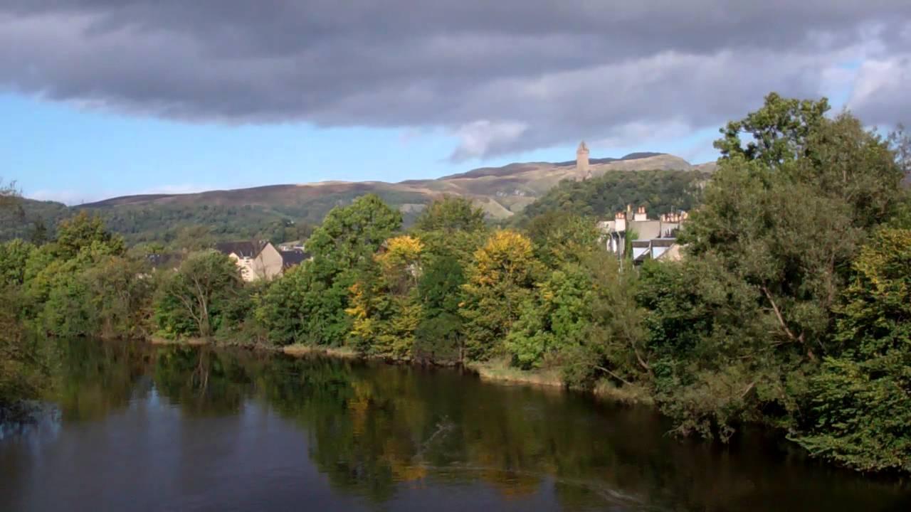 Autumn View From Stirling Bridge Scotland - YouTube