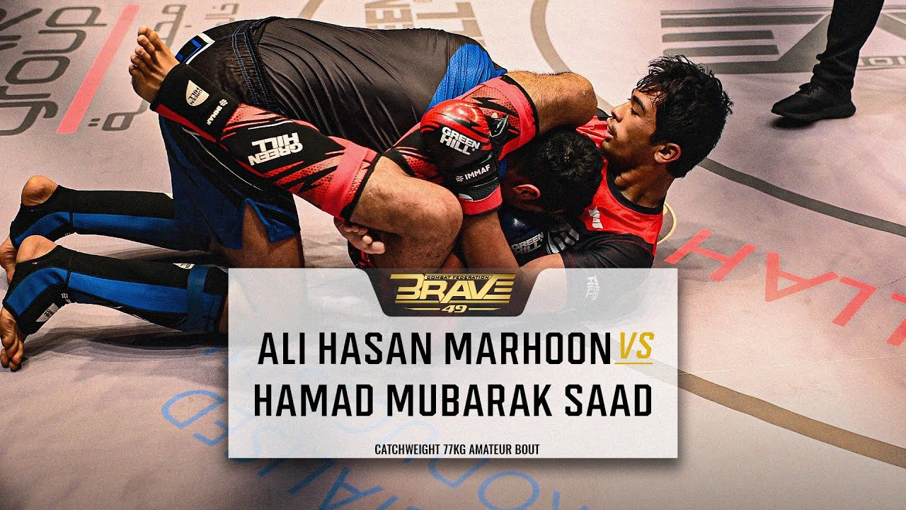 FREE MMA Fight: Ali Hasan Marhoon Vs Hamad Mubarak Saad - YouTube