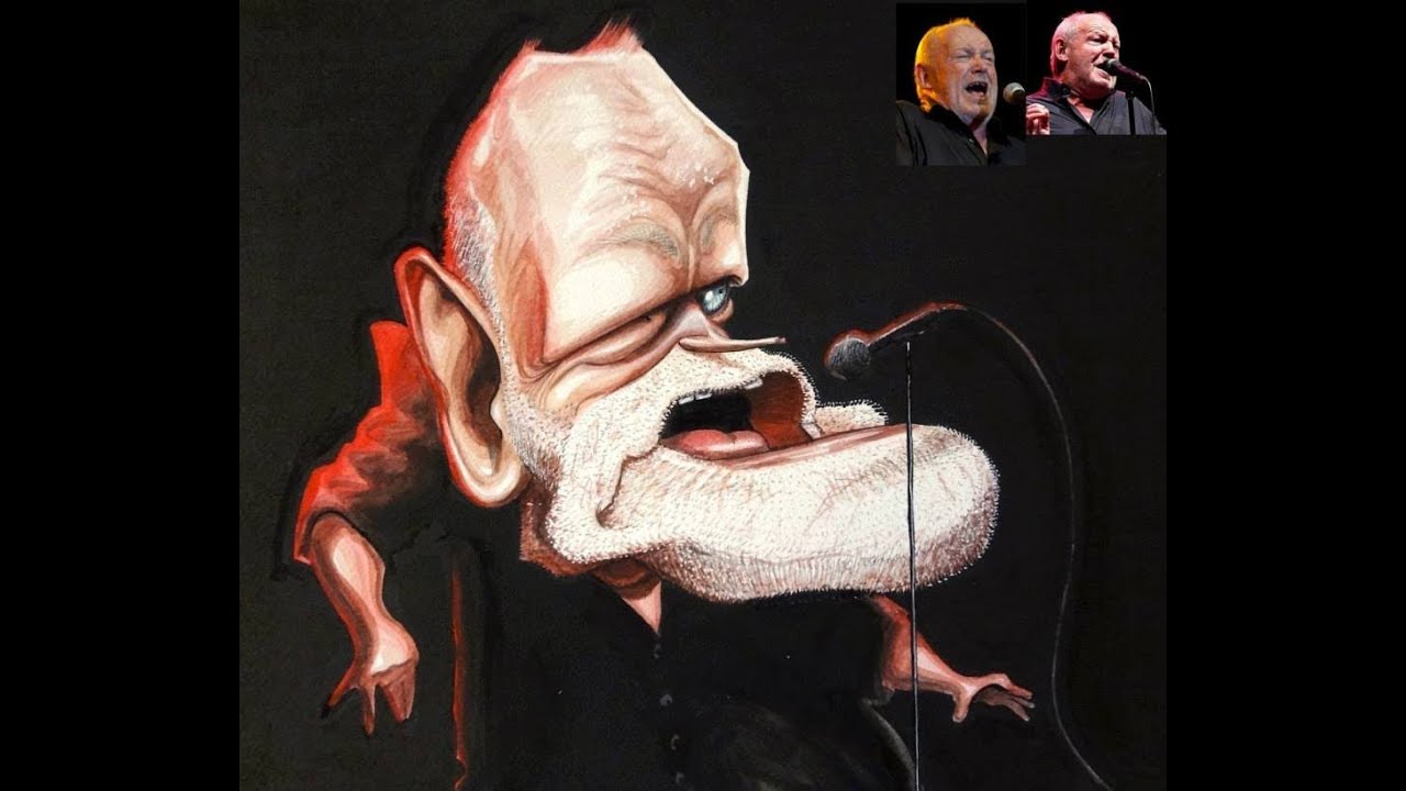 Joe Cocker Caricature - Watercolor - YouTube