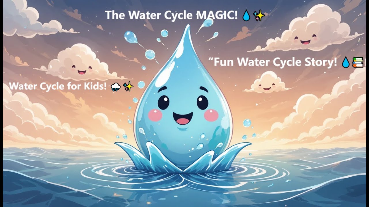 The Cutest Way to Learn the Water Cycle!/ Kids LOVE This Water Cycle ...