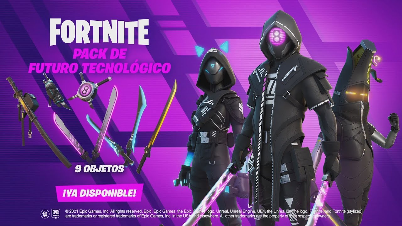 Fortnite: tráiler del Pack de Futuro Tecnológico (skins Neuralince ...