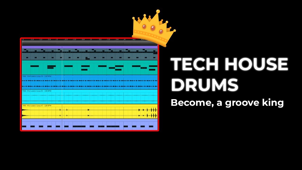 Groovy Tech House Drums In Ableton | Tutorial - YouTube