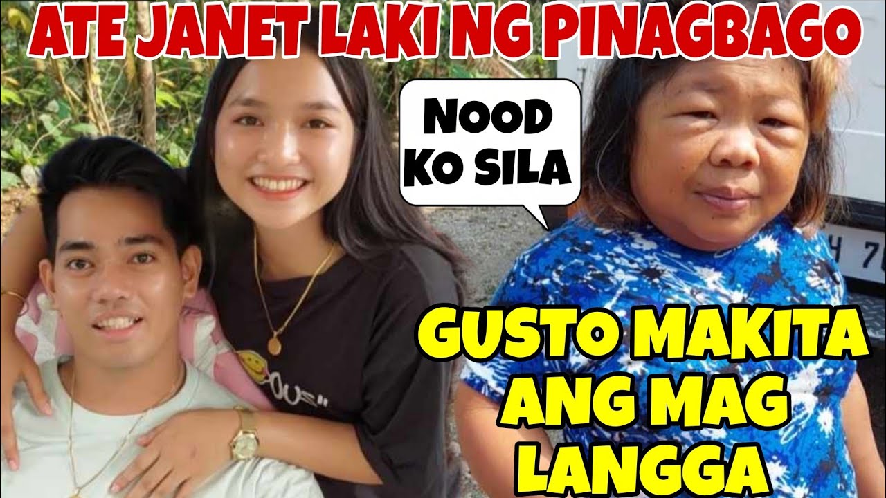 ATE JANET GUSTONG MAKITA ANG MAG LANGGA | LAKI NA NG PINAG BAGO - YouTube