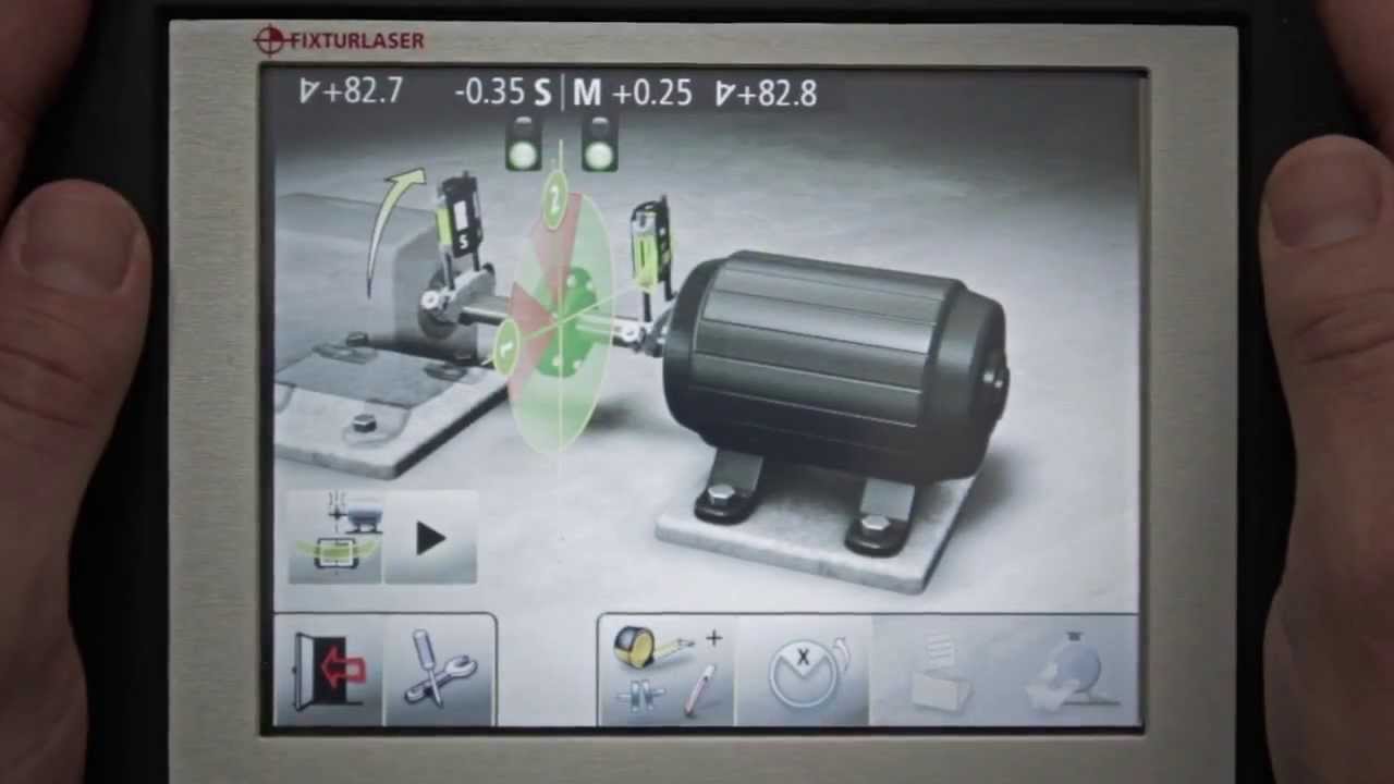 Fixturlaser NXA Precision Laser Alignment Tool - YouTube