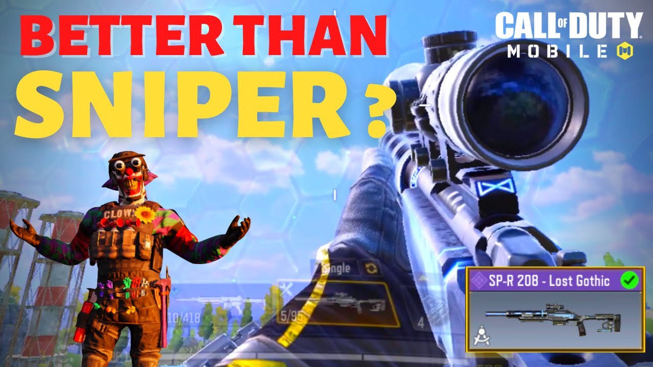 SPR - 208 MARKSMAN RIFLE GOOD IN BATTLE ROYALE 🤔 | SOLO VS SQUADS COD ...