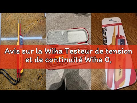 Avis sur la Wiha Testeur de tension et de continuité Wiha 0,5-1.000 V Courant Alternatif, VAT CAT IV