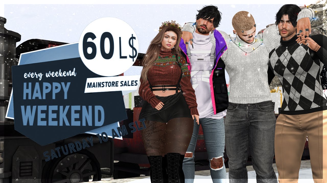 60L HAPPY WEEKEND SALE 12/23/2023 - Second Life - YouTube