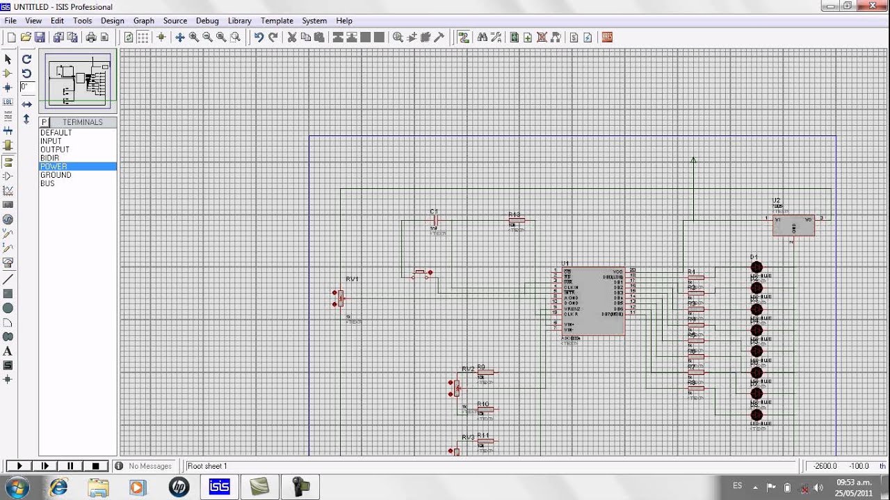A/D conversor adc0804 - YouTube